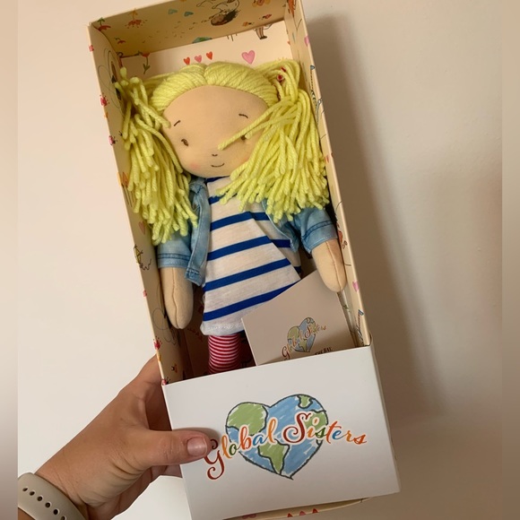 global sisters | Toys | Nwt Global Sisters Soft Blonde Doll | Poshmark